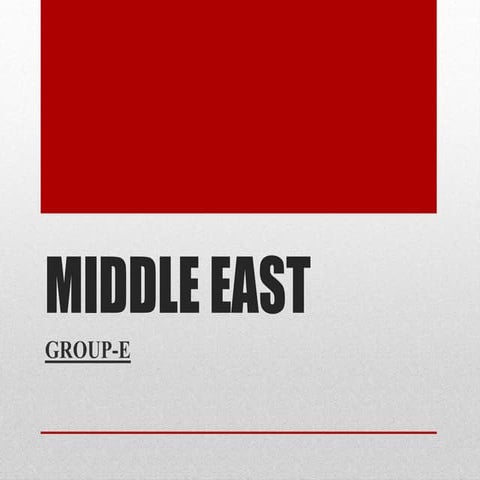 Middle east | PPT