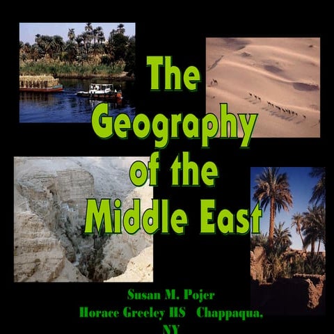 Middle East Physical Features Geography PowerPoint | PPT