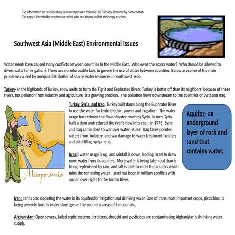 Middle_East_Environmental_issues - a review | PPT