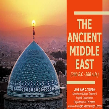 Middle eastern literature and epic of gilgamesh | PPTX