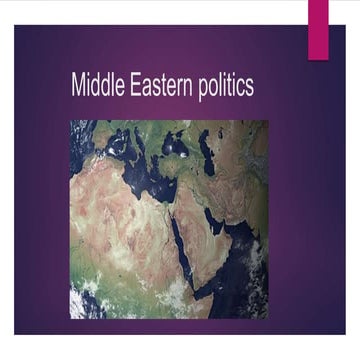 Middle eastern politics (1) | PPT