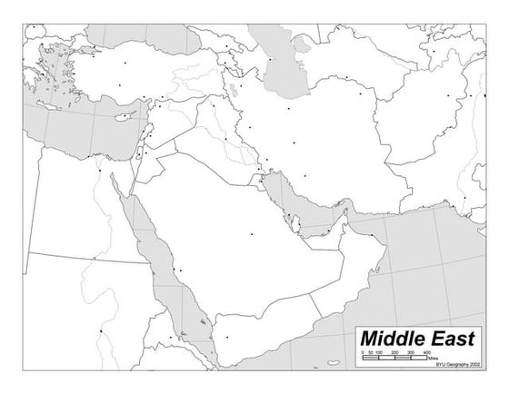 Middle East Map | PPT