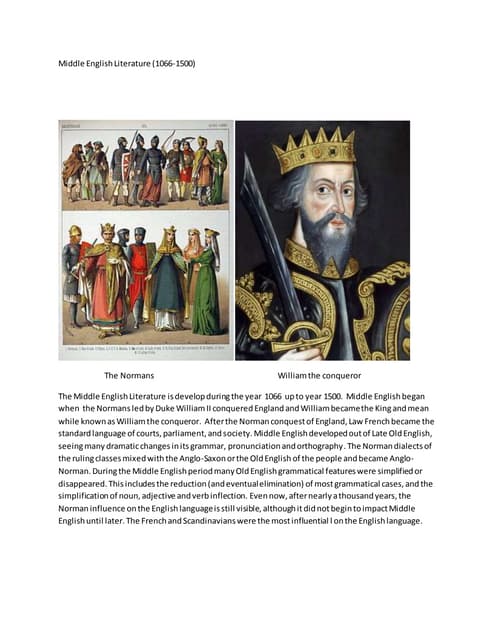 Middle English | PPT