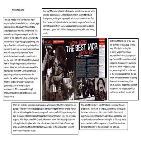 Double Page Spread magzine analysis | PPT