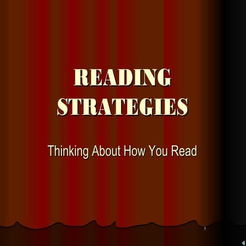 Middle School Reading Strategies | PPT