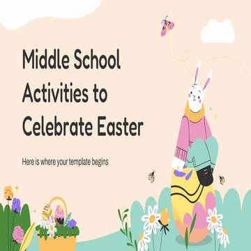 Middle School Activities to Celebrate Easter by Slidesgo.pptx