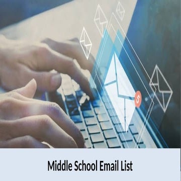 Middle School Email Marketing_Reaching Students and Parents in the ...