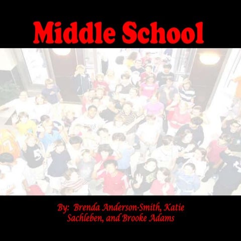 Middle school presentation | PPTX