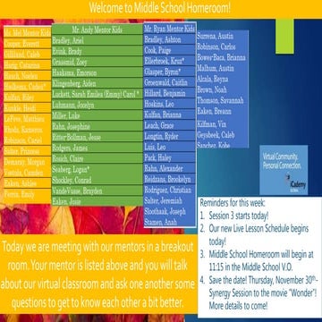 Homeroom Day 1 | PPT