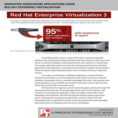 Migrating middleware applications using Red Hat Enterprise Virtualization | PDF