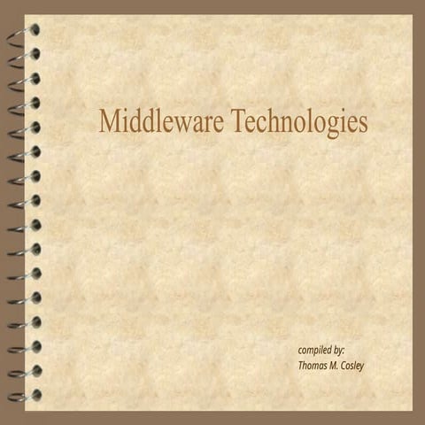 Middleware Basics | PPT