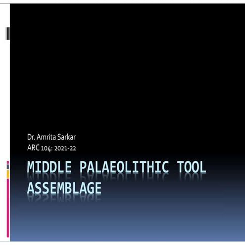 middlle palaeolithic tool typology.pdf123 | PDF