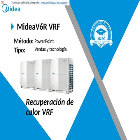 Midea V6R Series VRF Introduction -standard-7358c.en.es.pptx