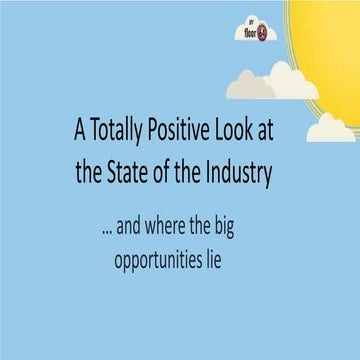 Mike Masnick: A Totally Positive Look at the State of the Industry ...