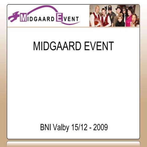 Midgaard Event Presentation at BNI | PPT