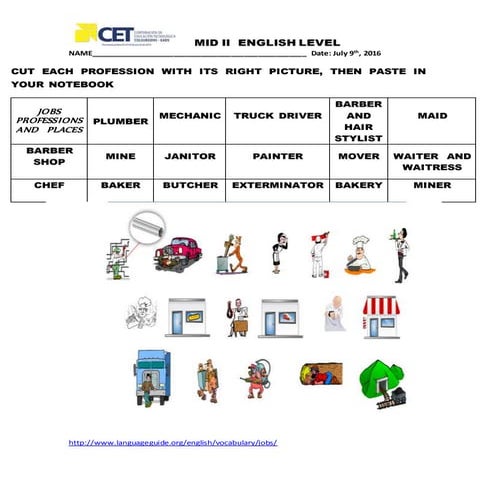 JOBS AND PROFESSIONS | DOCX