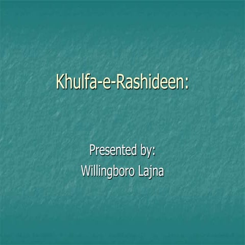 Mid north east region khulafa-e-rashideen wb-lajna_080208 | PPT