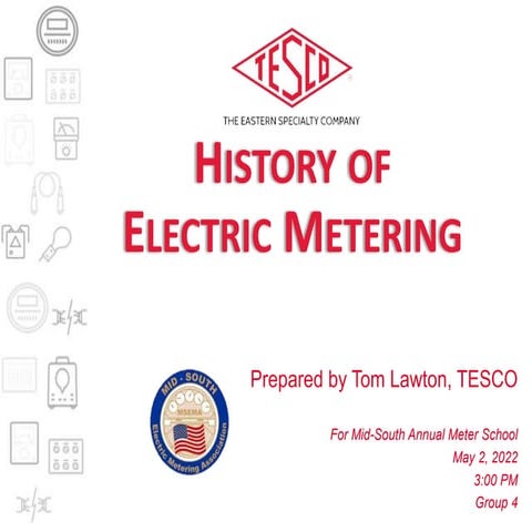 History of Electric Metering | PPTX