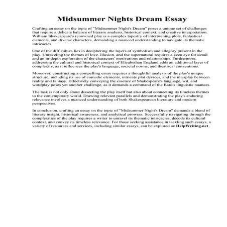Midsummer Nights Dream Essay.pdf