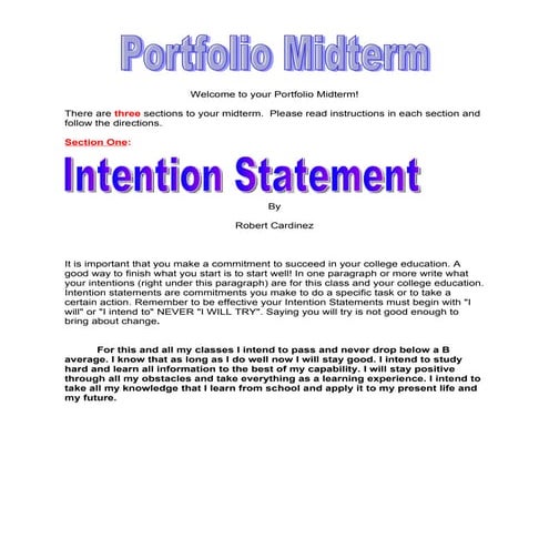 Robert cardinez campus website | DOC
