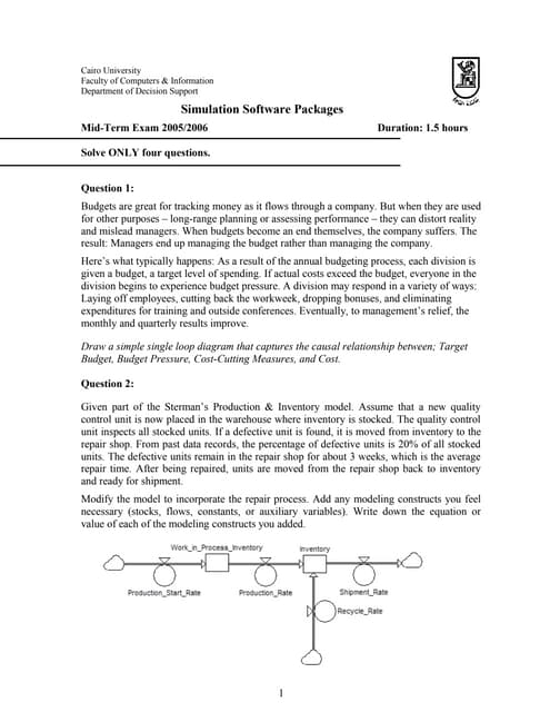 Mid term nov_06 | DOC | Science