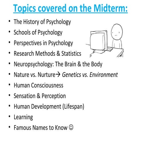 Midterm exam review | PPT