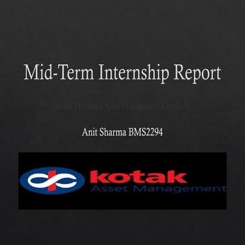 Mid Term Internship Report on bse institute.pptx