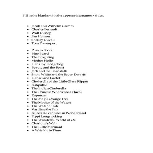 1st Midterm list of names | DOCX