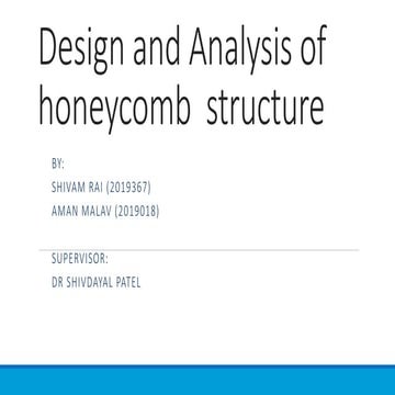 Finite Element Analysis of honeycomb using Abaqus | PDF