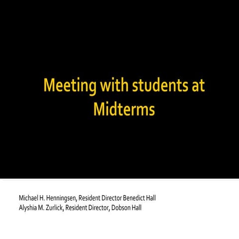 Midterm Grade Process Presentation | PPT