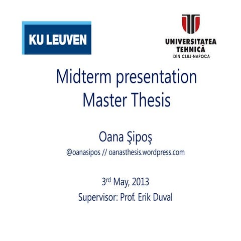 Thesis Midterm presentation | PPTX