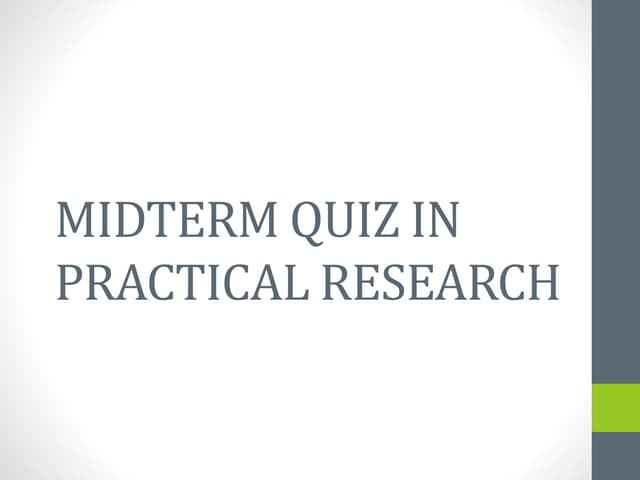 02 Chapter 2 Research Methods | PPTX | Science