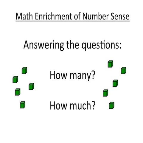 Number Sense: How many? | PPT