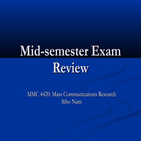 Midterm review | PPT | Educational Assessment | Education
