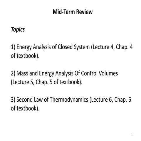 Midterm review | PPTX