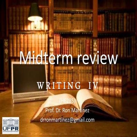 Midterm review | PPTX