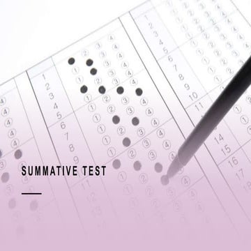 Midterm Summative Test part 2 for STS Prelim | PPTX