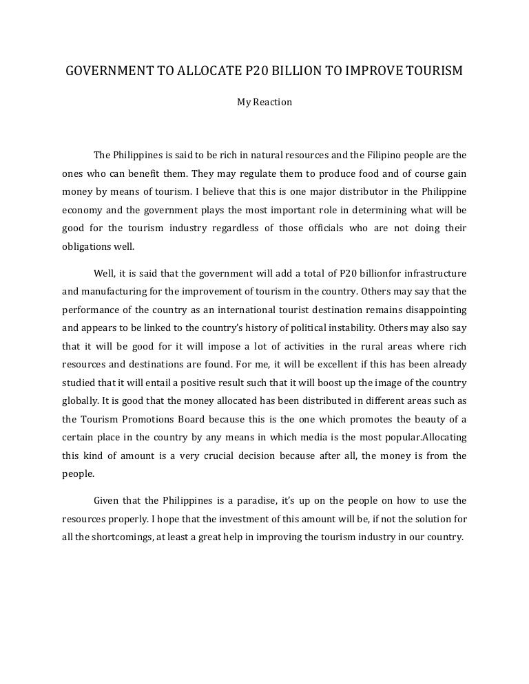 Reaction Paper About Certain Topic reaction-paper-about-certain-topic