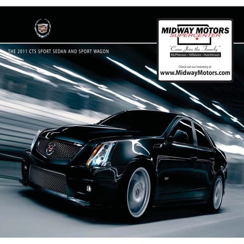 Midway motors 2011 Cadillac CTS Family | PDF | Performance Cars | Auto Type