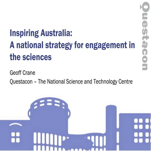Geoff Crane, Questacon
