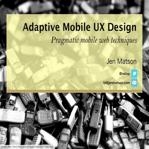 Adaptive Mobile UX Design | ZIP