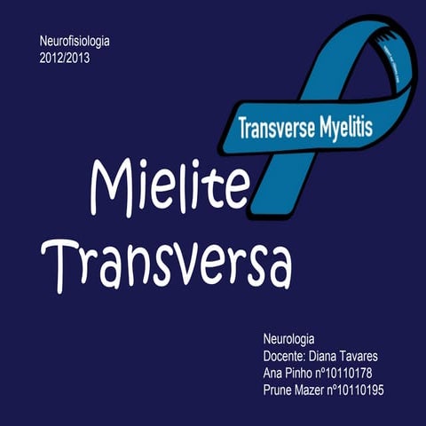 Mielite transversa | PPT