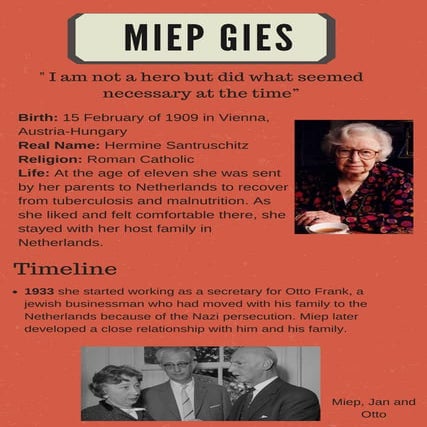 Miep gies | PDF