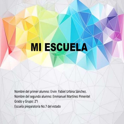 Presentación de mi escuela | PPT