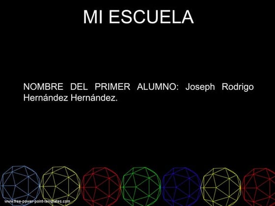 La escuela y yo | PPTX