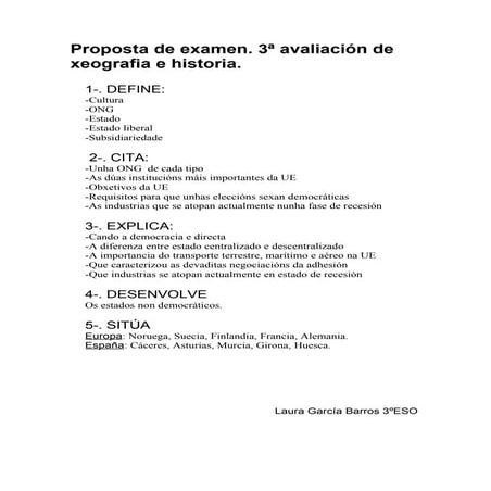 Proposta De Examen Lourdes Odt