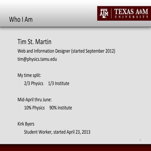 MI Faculty Presentation | PPT