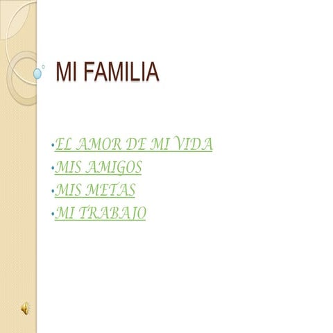 Mi familia | PPTX