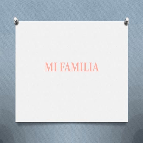 Powerpoint familia | PPT