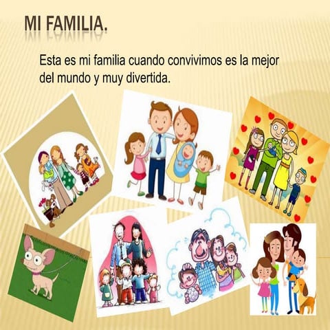 Mi familia y yo | PPTX